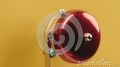 Red School Bell. Back To School Concept. Stock Video - Video of warning ...
