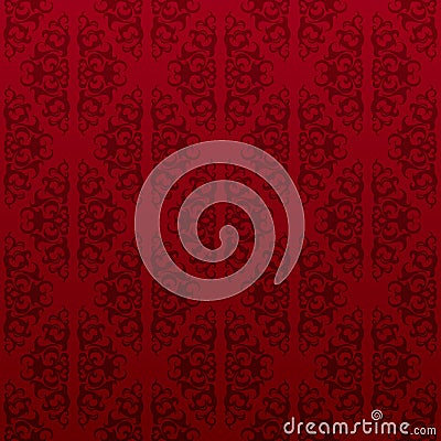 Red Seamless Vine Wallpaper Royalty Free Stock Image - Image: 8763926