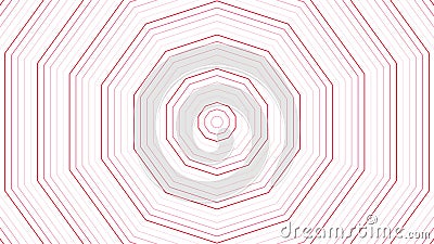 Red Slim Decagon Star Simple Flat Geometric on Dark White Background ...