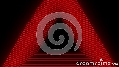 The Red Triangle Light Draws Stock Video - Video of blue, bokeh: 176422449