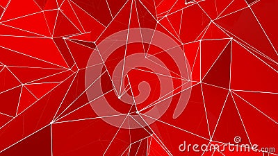 Red Triangular Geometrical Background Animation Stock Video - Video of ...