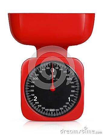 Red Weighing Scales Stock Photography | CartoonDealer.com #35477774