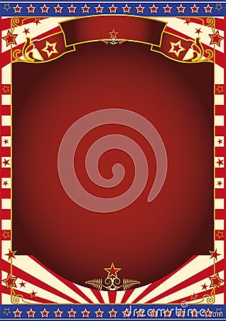 Red And White Circus Background Cartoon Vector | CartoonDealer.com #9896077