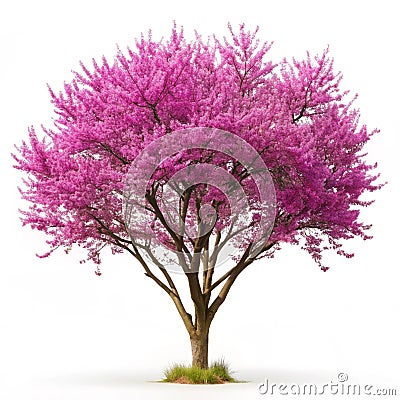 Redbud Tree Isolated On Transparent Background Royalty-Free Stock Image ...