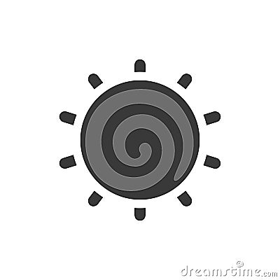 Reduce Screen Brightness Icon Vector | CartoonDealer.com #161465441