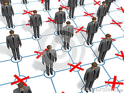 Reduction Of The Staff Stock Image | CartoonDealer.com #7908265