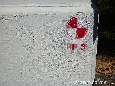 Reference Pin Position Of Surveying In Engineering Stock Image ...