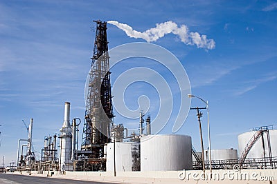Refinery Tower 2 Royalty Free Stock Photos - Image: 398008