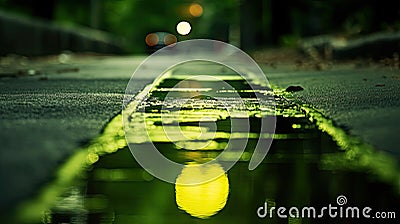Reflection Green Traffic Light Stock Illustration | CartoonDealer.com ...
