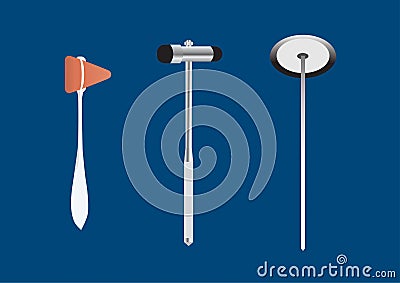 Reflex Hammer For Neurological Examination Royalty-Free Cartoon ...
