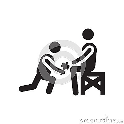 Reflex Icon Vector Sign And Symbol Isolated On White Background, Reflex ...