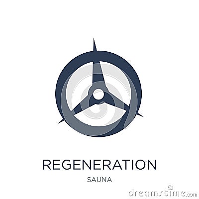 Regeneration Icon. Trendy Flat Vector Regeneration Icon On White ...