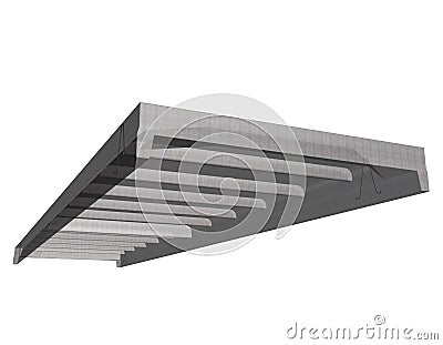 Reinforced Concrete Structure Royalty-Free Illustration | CartoonDealer ...
