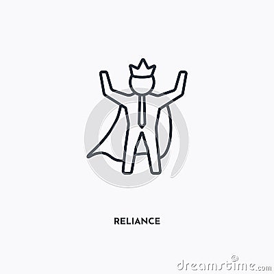Reliance Outline Icon. Simple Linear Element Illustration. Isolated ...