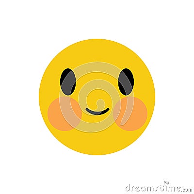 Relieved Expression Emoji Face Vector Design Art | CartoonDealer.com ...