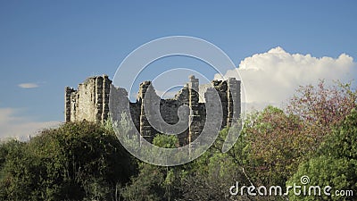 The Remains of an Ancient Structure or Castle or Fortress in Antalya ...