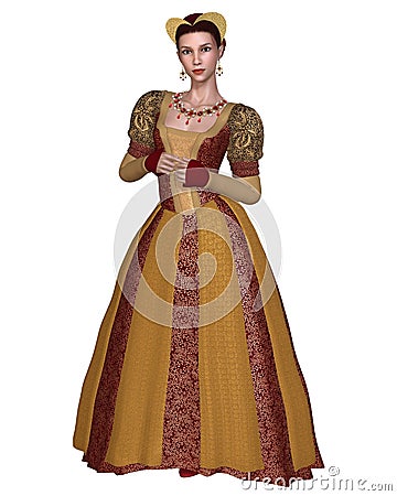 Renaissance Princess Royalty Free Stock Photos - Image: 27242468