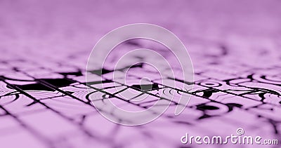 Render with Pink Tiles in Isometric, Soft Focus Stock Footage - Video ...