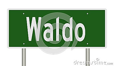 Highway Sign For Waldo Arkansas Royalty-Free Stock Photography ...