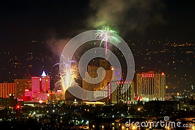 Reno Nevada Fireworks Editorial Image - Image: 28581880