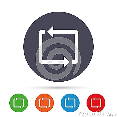 Repeat Icon. Loop Symbol. Refresh Sign. Cartoon Vector | CartoonDealer ...