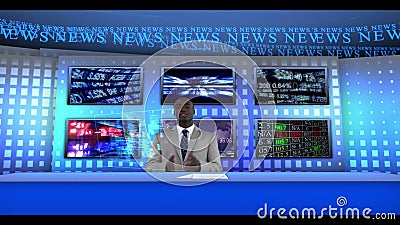 Reporter Reporting News Worldwide Stock Footage - Video of media ...