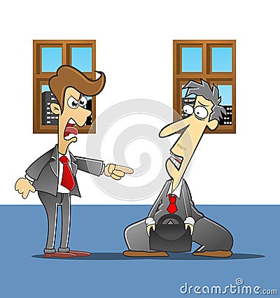 Reprimanded The Boss Stock Photo - Image: 25265430