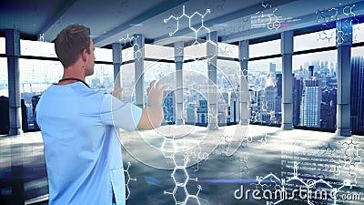 Researcher Using Technology Stock Footage - Video of analysis ...