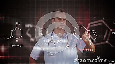 Researcher Using Technology Stock Footage - Video of analysis ...