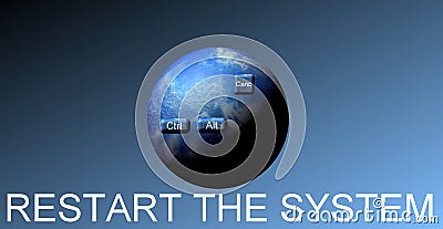 Reset The World Royalty-Free Stock Photography | CartoonDealer.com #4300073