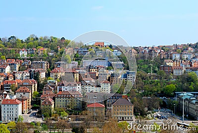 Residential Area In Stuttgart City Center Royalty Free Stock Image ...