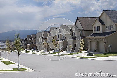 Residential Road Royalty Free Stock Photos - Image: 6437808