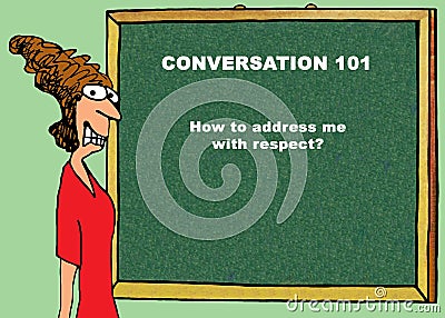 Respectful Communication Royalty-Free Illustration | CartoonDealer.com ...
