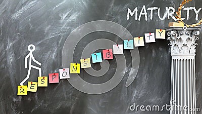 Responsibility Leads To Maturity Stock Photography | CartoonDealer.com ...