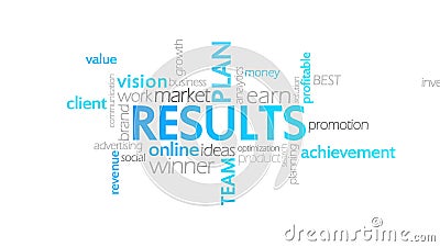Results, Animated Typography Stock Footage - Video of incentive ...