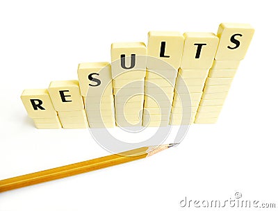 Results Increase Graph Concept Stock Photos - Image: 11555203