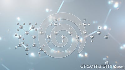 Retinal Molecular Structure, 3d Model Molecule, Form Of Vitamin A ...