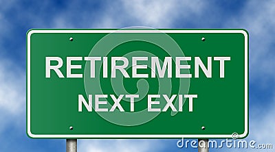 Retirement Road Sign Royalty Free Stock Photo - Image: 8089175