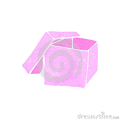 Retro Cartoon Open Gift Box Royalty-Free Illustration | CartoonDealer ...