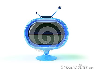 Retro Futuristic Tv Stock Photography - Image: 2574352