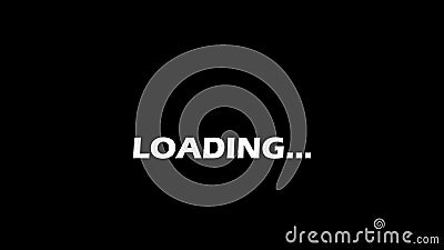 Retro loading screen video stock footage. Video of playing - 208697440