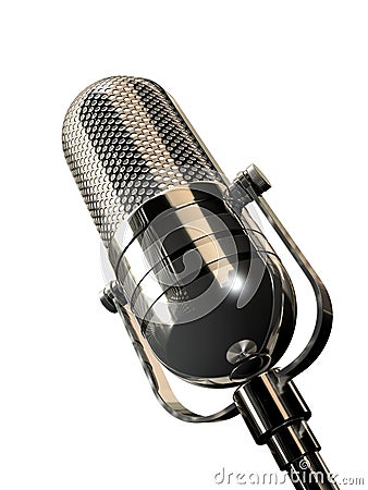 Retro Microphone Royalty Free Stock Photos - Image: 924508