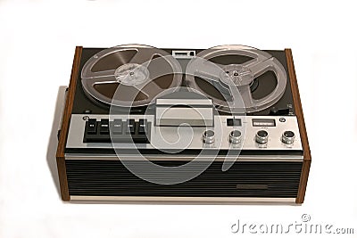 Retro Open Reel Tape Recorder Stock Photos - Image: 499113