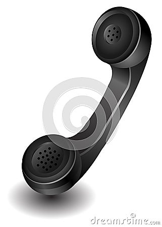 Retro Phone Handle Royalty Free Stock Image - Image: 26045366