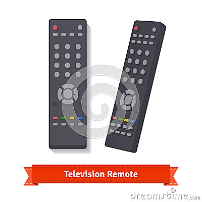 Retro Remote Control At Different Angles Royalty-Free Cartoon ...