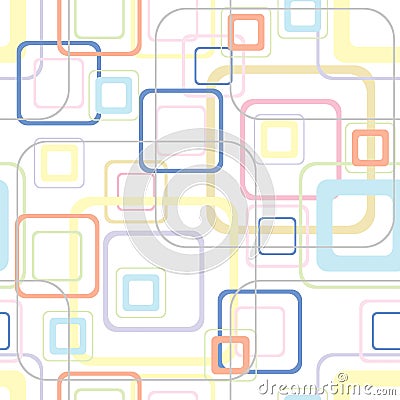 Retro Soft Square Pattern Vector Illustration | CartoonDealer.com #5232550