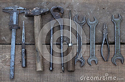 Retro Tools Royalty-Free Stock Photo | CartoonDealer.com #32853639