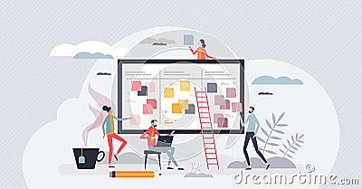 Retrospective Look Back To Reflect On Past Week Plan Tiny Person ...