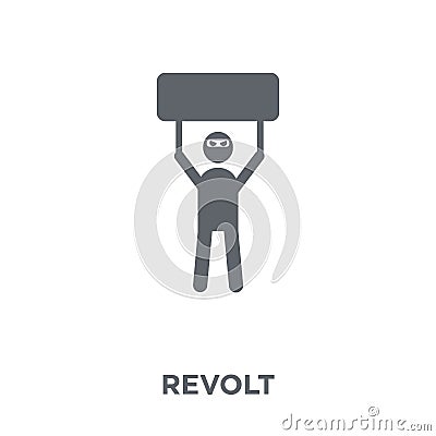 Revolt Icon From Army Collection. Cartoon Vector | CartoonDealer.com ...