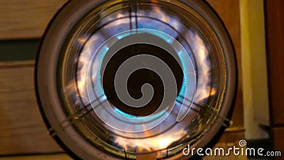 Revolving Turbine with Burning Fire Stock Footage - Video of race, auto ...